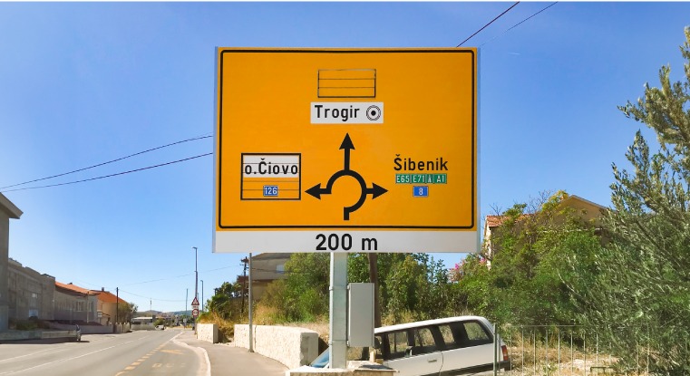 Verschiedene WVZ - Wechselverkehrszeichen | Rotapanel